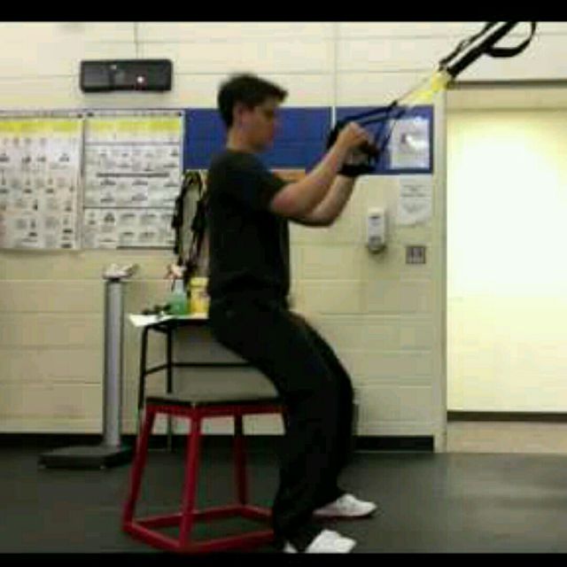 Trx Box Squat by Alonzo Brown - Exercise How-to - Skimble