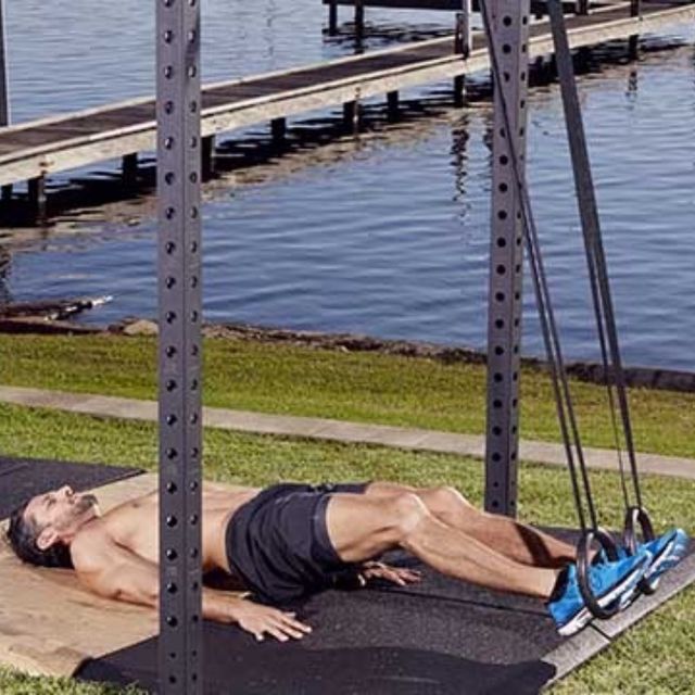 D Hamstring Bridge Curl by Damien R. - Exercise How-to - Skimble