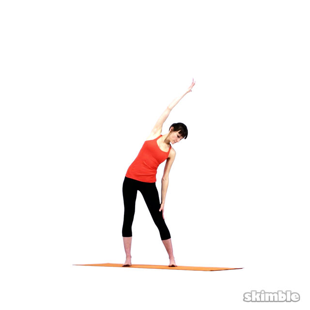 Yoga Sidebends - Exercise How-to - Skimble Workout Trainer