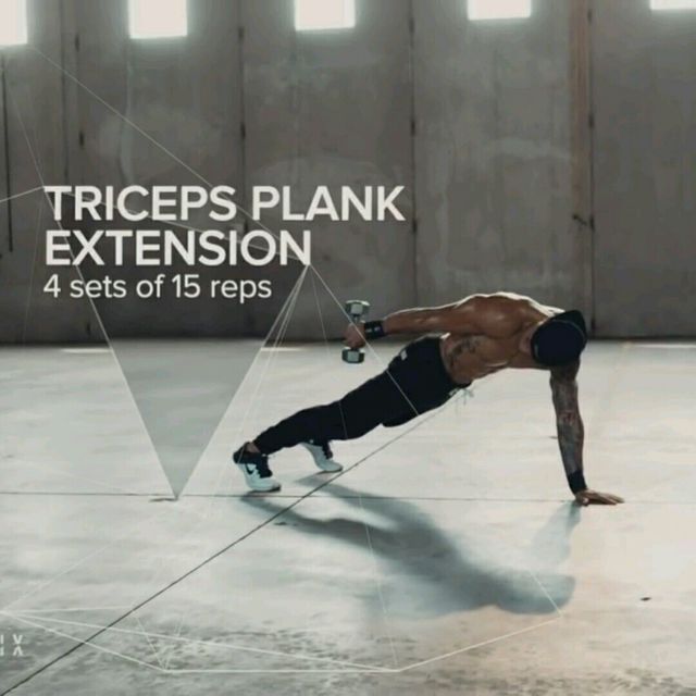 Tricep Plank Extension par Frank Partida - Comment faire de l'exercice ...