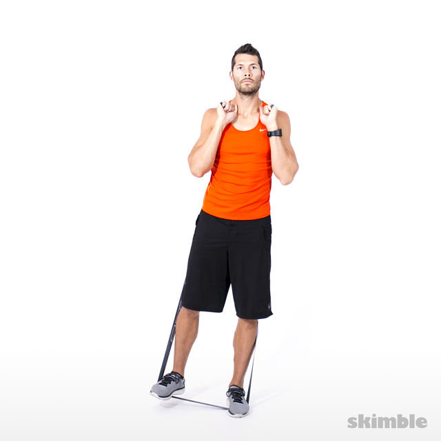 Right Leg Lateral Raise with Band - Exercise How-to - Skimble