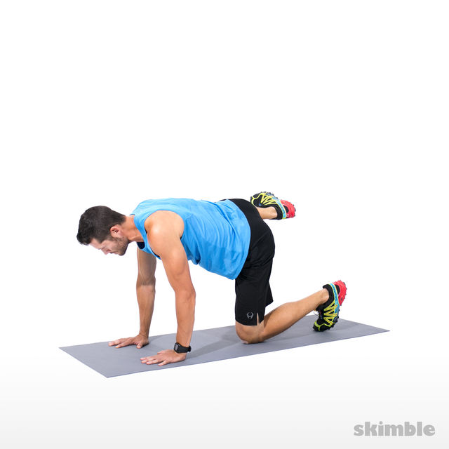 Ejercicio fire hydrant alternando - Ejercicio Cómo hacerlo - Skimble