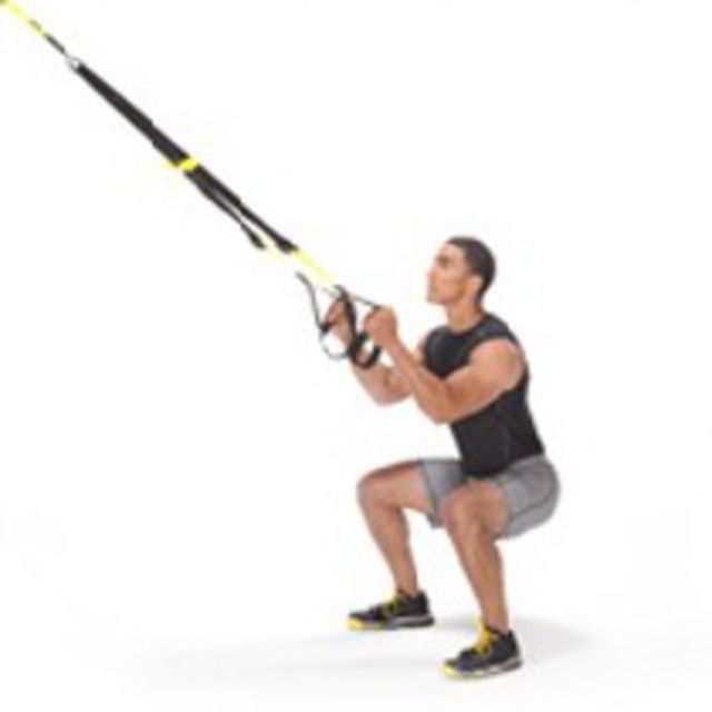TRX Squat by David C. - Exercise How-to - Skimble Workout Trainer