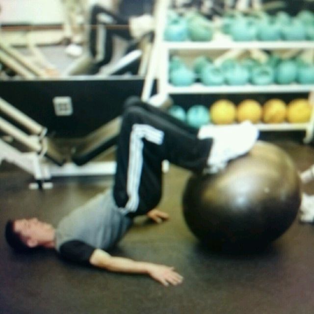 Physioball Leg Curls by Tony S. - Exercise How-to - Skimble