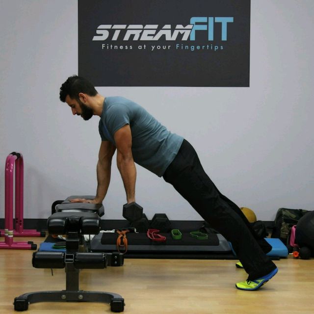 Single Arm Plank Row by Gerrand Crosby - Exercise How-to - Skimble