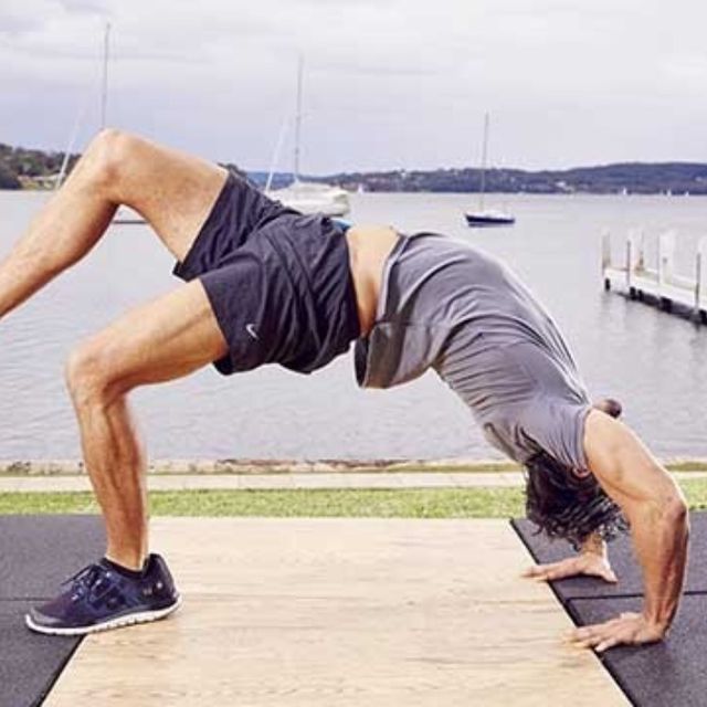 Single Leg Wheel Push Up by Damien R. - Exercise How-to - Skimble