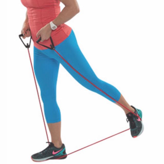 Glute Squeeze With Resistance Band by Michelle Hannen - Exercise How-to ...