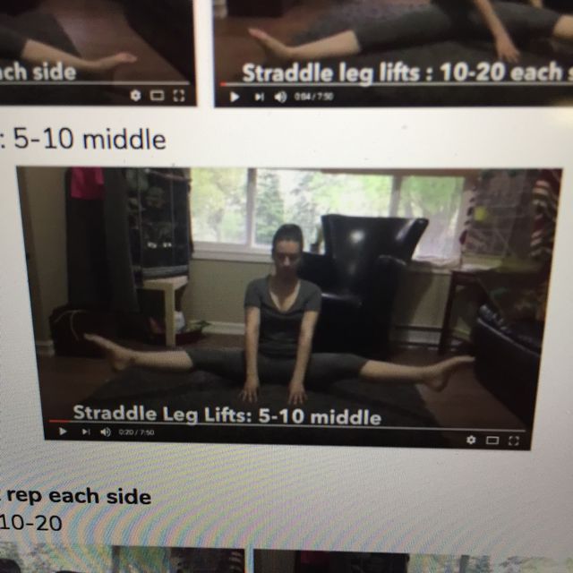 Straddle Leg Lifts - Middle by R D. - Exercise How-to - Skimble