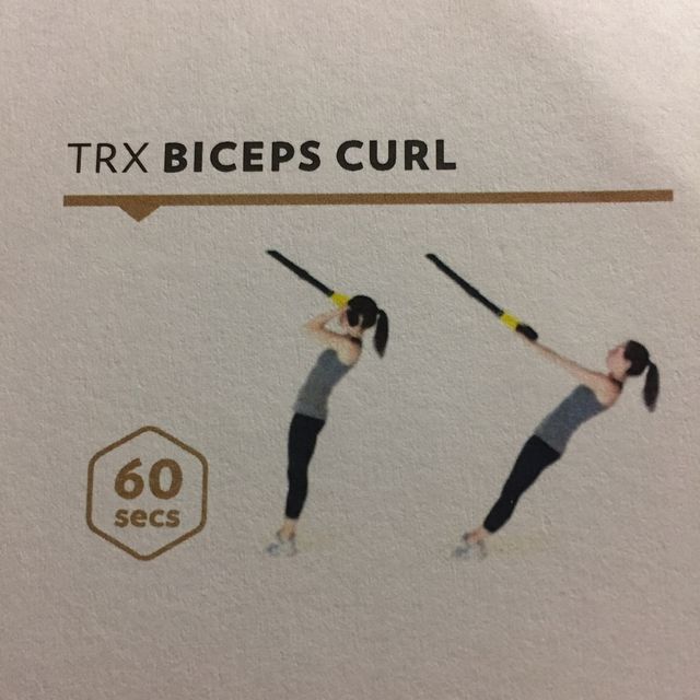 TRX Biceps Curl by Carina Reyes - Exercise How-to - Skimble