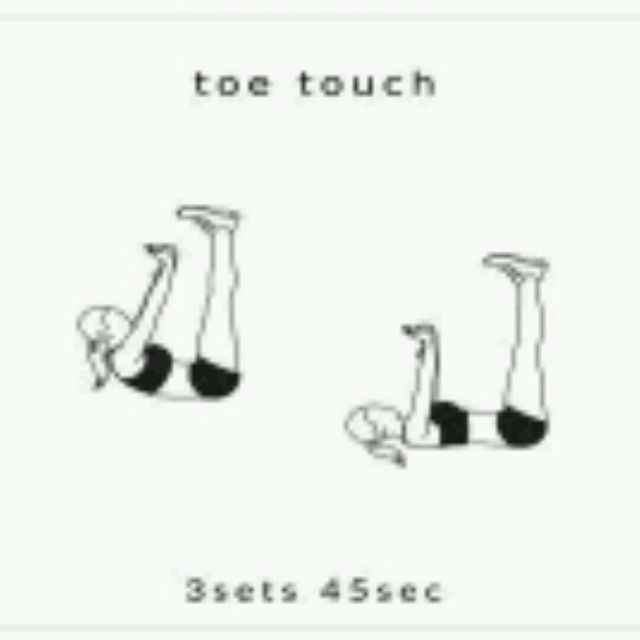 Toe Touch by Michelle Oliveira - Exercise How-to - Skimble