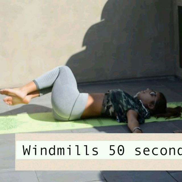 Leg Windmills by Diani White - Exercise How-to - Skimble