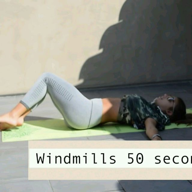 Leg Windmills by Diani White - Exercise How-to - Skimble