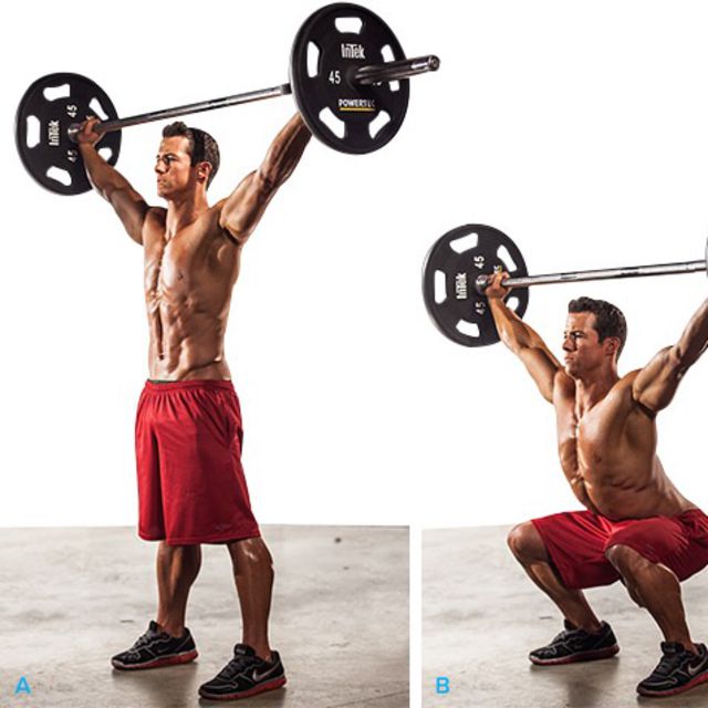 Overhead Squat by Dane Mc - Exercise How-to - Skimble