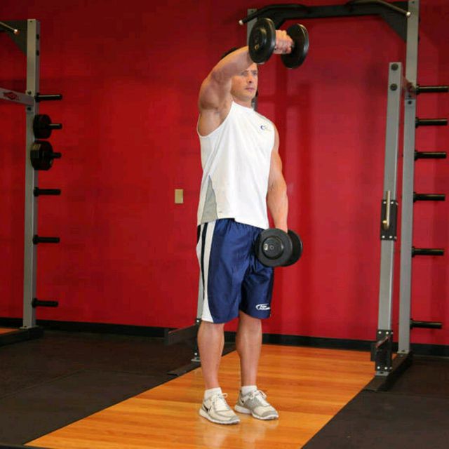 Front Dumbbell Raise by Gabriel Pinedo - Exercise How-to - Skimble