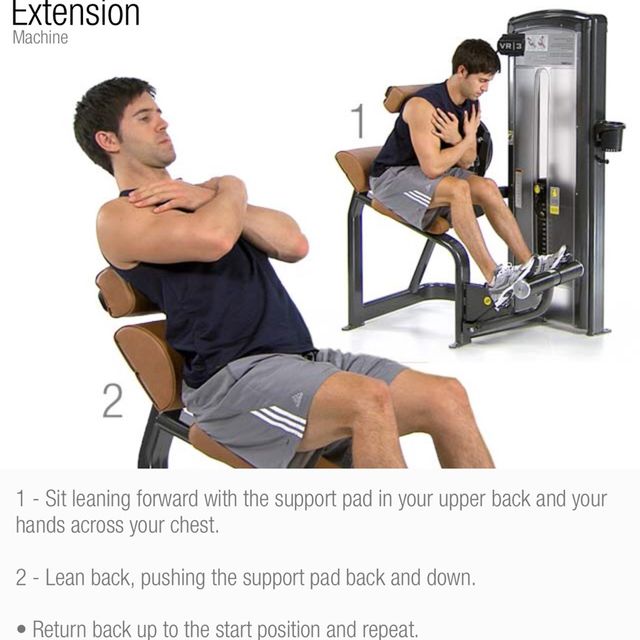 Extension Machine by Marie S. - Exercise How-to - Skimble