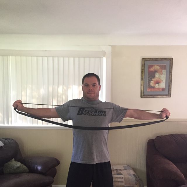 Band Pull-Apart by Timothy Degiuli - Exercise How-to - Skimble