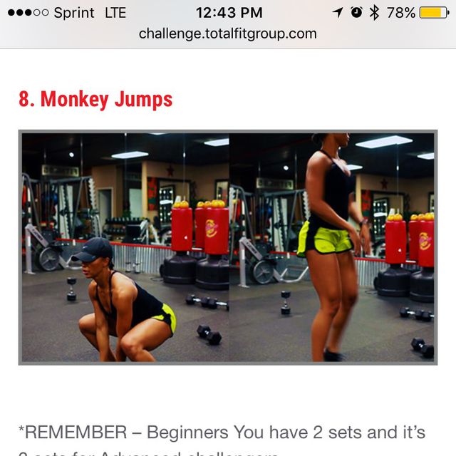 Monkey Jumps by Lisa White - Exercise How-to - Skimble