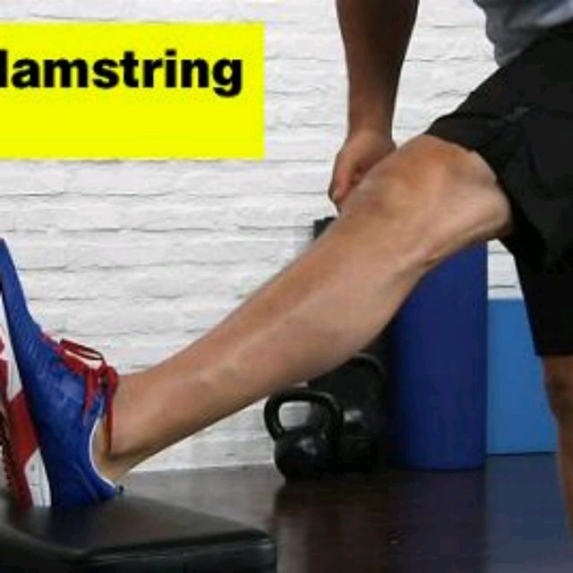 Elevated Hamstring Stretch por Gerrand Crosby - Ejercicio Cómo hacerlo ...