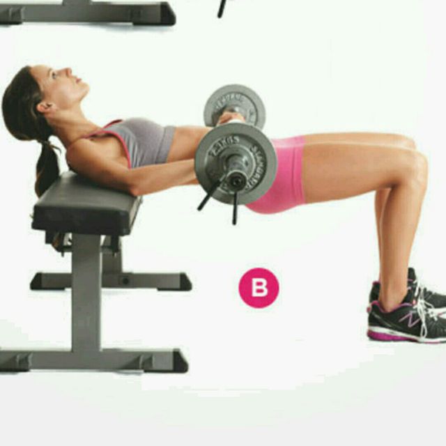 Bench Bridge Hip Thrusts por Pavel B. - Ejercicio Cómo hacerlo - Skimble