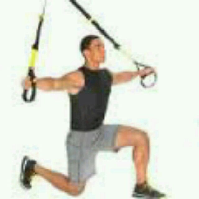 TRX forward lunge with hip flexor strech by Saeed H. - Exercise How-to ...