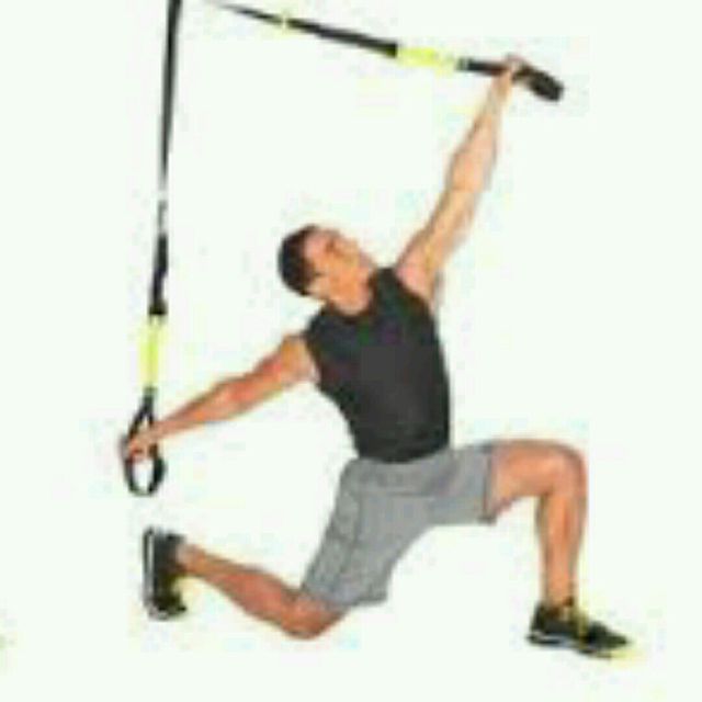 TRX forward lunge with hip flexor strech by Saeed H. - Exercise How-to ...