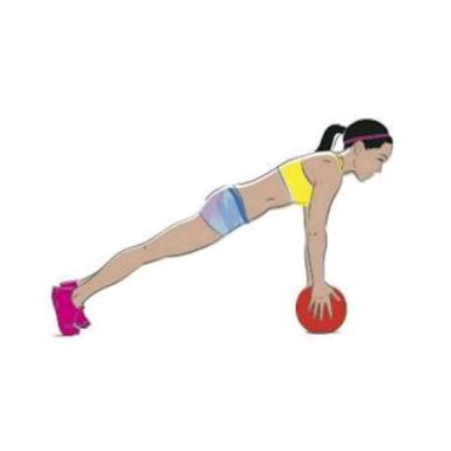 Ball Plank by Aysel S. - Exercise How-to - Skimble